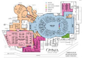Las Vegas Strip Map, Nightclubs and Table Layouts