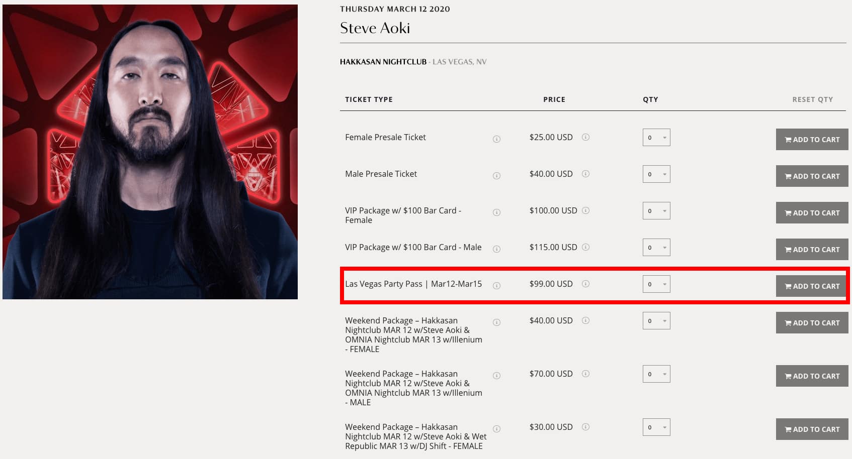 Las Vegas Party Pass - $99 All Access VIP Pass To Best Clubs in Vegas