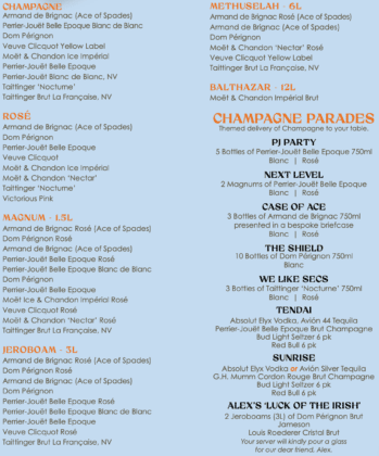 Tao Beach Bottle Service Pricing & Reservations
