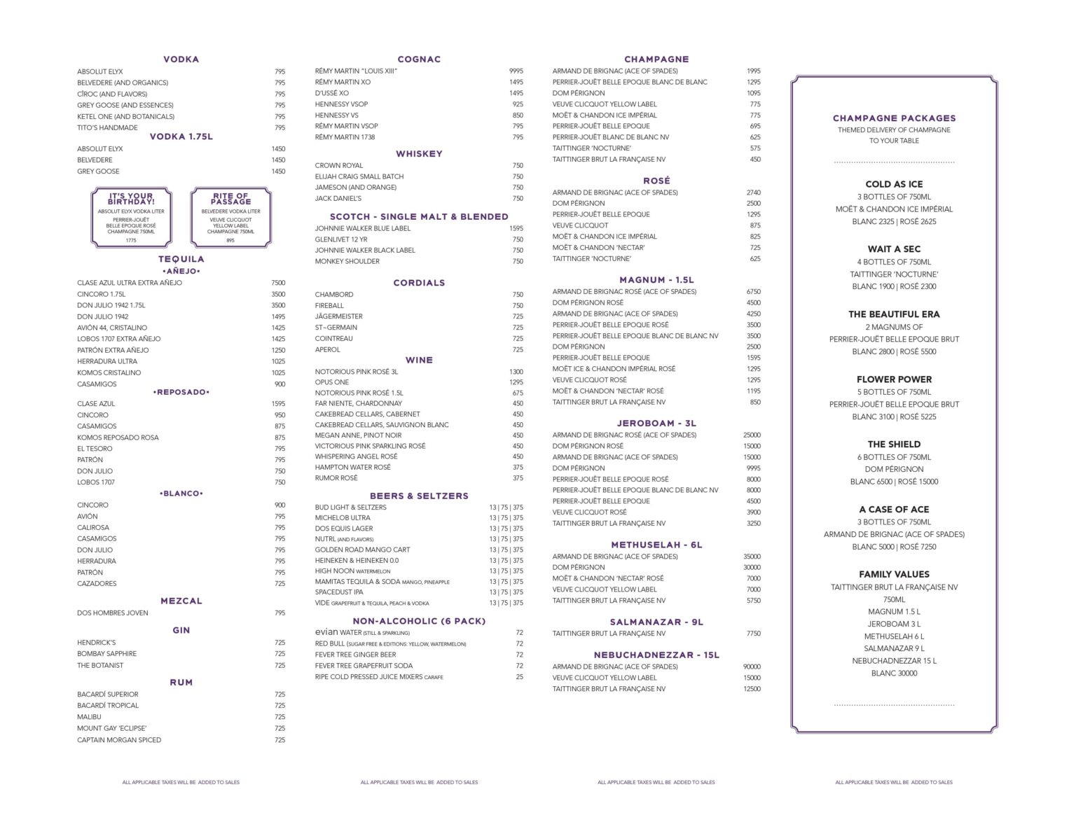 Marquee Dayclub Bottle Service Pricing, Menu & VIP Reservations