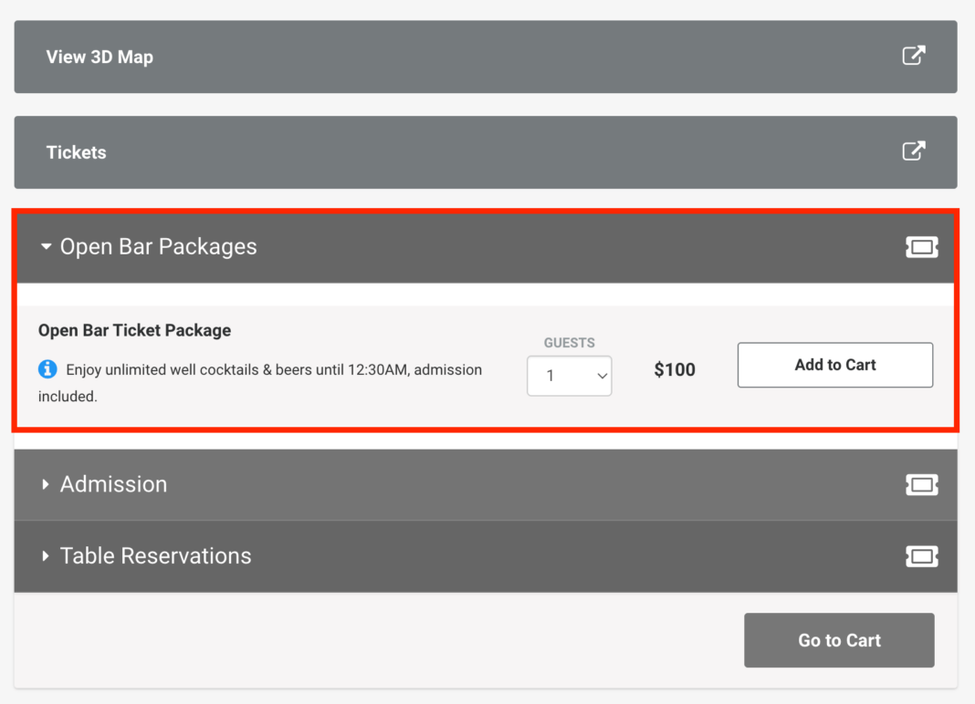 Zouk Nightclub Open Bar Package [Unlimited Drinks & Entry]